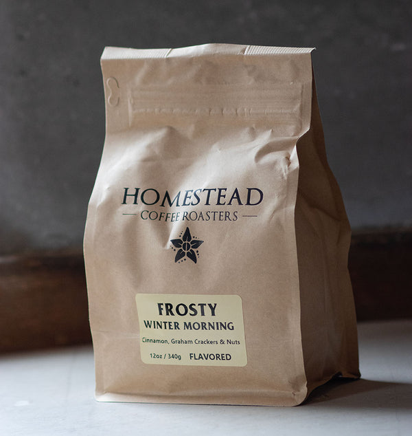 Frosty Winter Morning Flavored Coffee - Homestead Coffee Roasters
